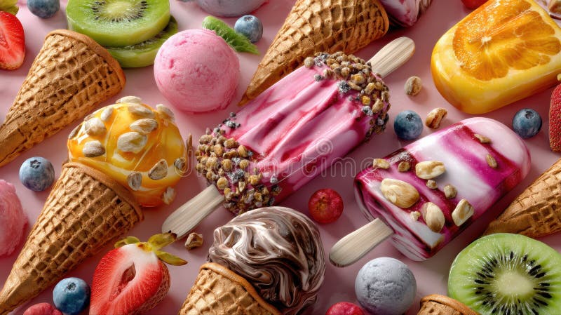 Hyper Realistic Ice Cream Stock Illustrations – 401 Hyper Realistic Ice ...