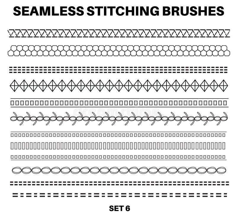 Sewing Stitches Vector