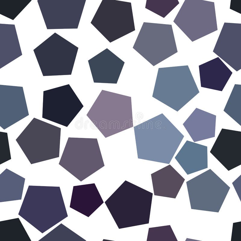 Seamless Shape of Pentagon, Abstract Geometric Background Pattern ...