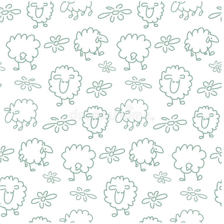 Cartoon Sheep Back Stock Illustrations – 346 Cartoon Sheep Back Stock ...
