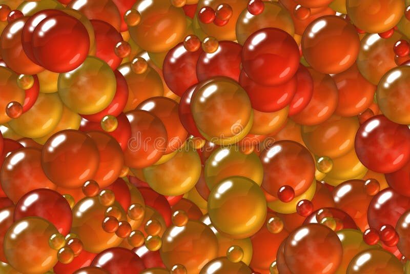 Seamless Shining Ruby Spheres and Bubbles Plating Wrapping Pattern ...