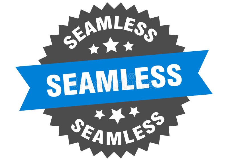 Seamless Sign. Seamless Circular Band Label. Seamless Sticker Stock ...