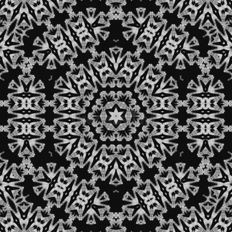 Seamless Silver Pattern of Star and Floral Suitable Template ...