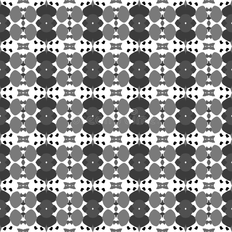 Seamless Simple Black And White Bandw Abstract Geometry Pattern Stock