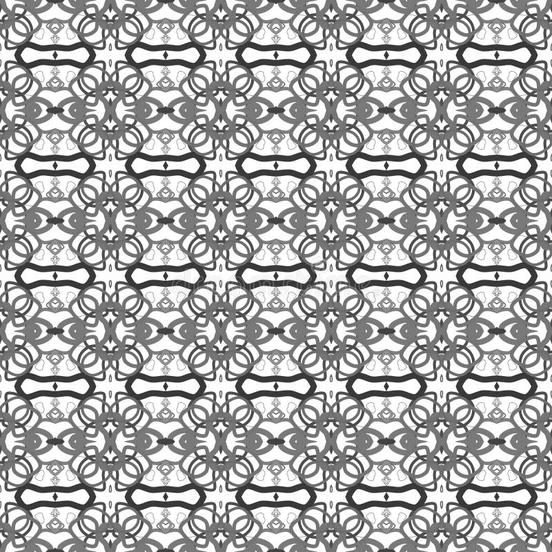 Seamless Simple Black & White B&W Abstract Geometry Pattern Stock ...