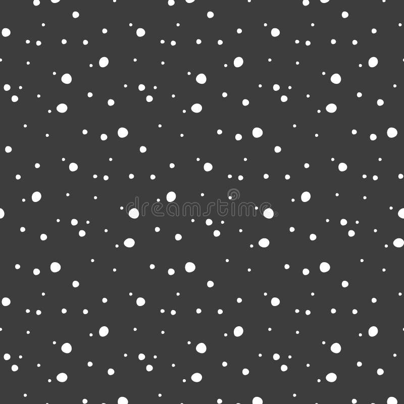 Seamless Simple Pattern with Dots Stock Illustration - Illustration of ...