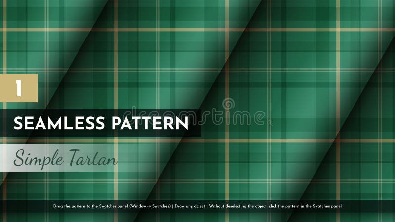 Seamless Simple Tartan Pattern. Traditional Scottish Texture ...