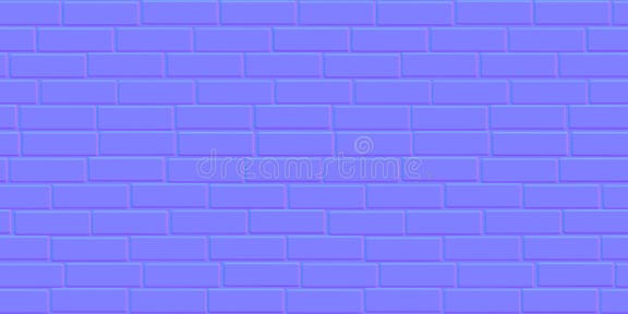 Seamless Smooth Embossed Subway Brick or Tile Wall Normal Map ...