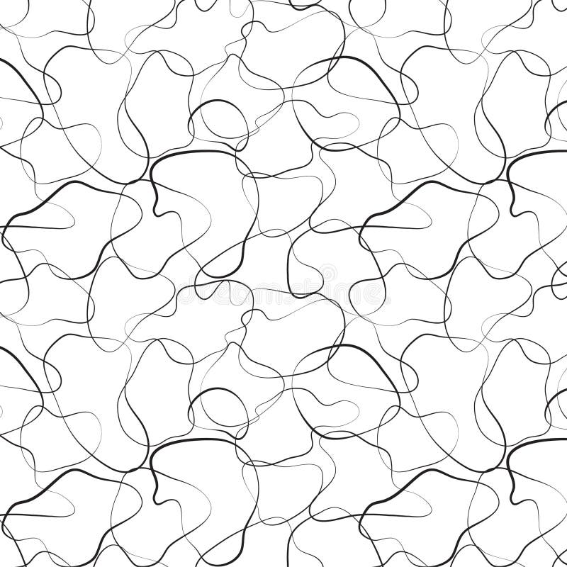 Seamless smooth pattern stock vector. Illustration of geometric - 56966585