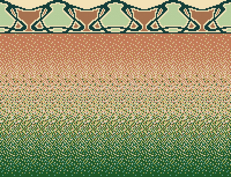 Seamless Smooth Transition of Color Mosaic from Brown To Green and ... Seamless Smooth Transition of Color Mosaic from Brown To Green and ...