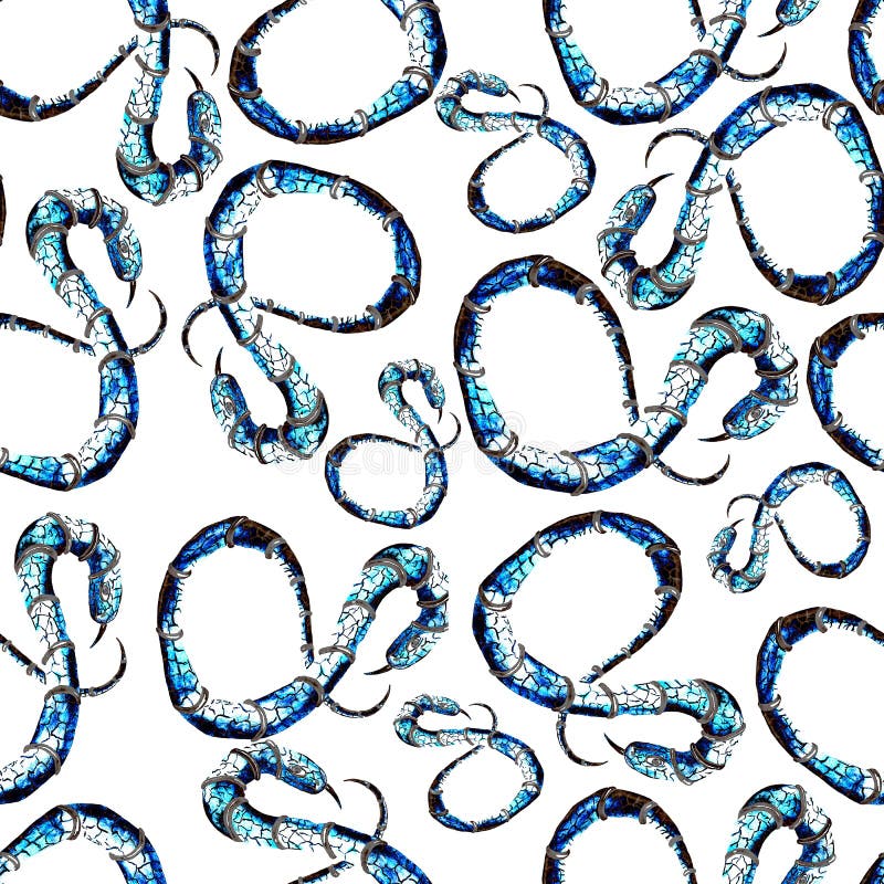 Seamless Snake Pattern with Marble or Stone Texture Stock Illustration ...