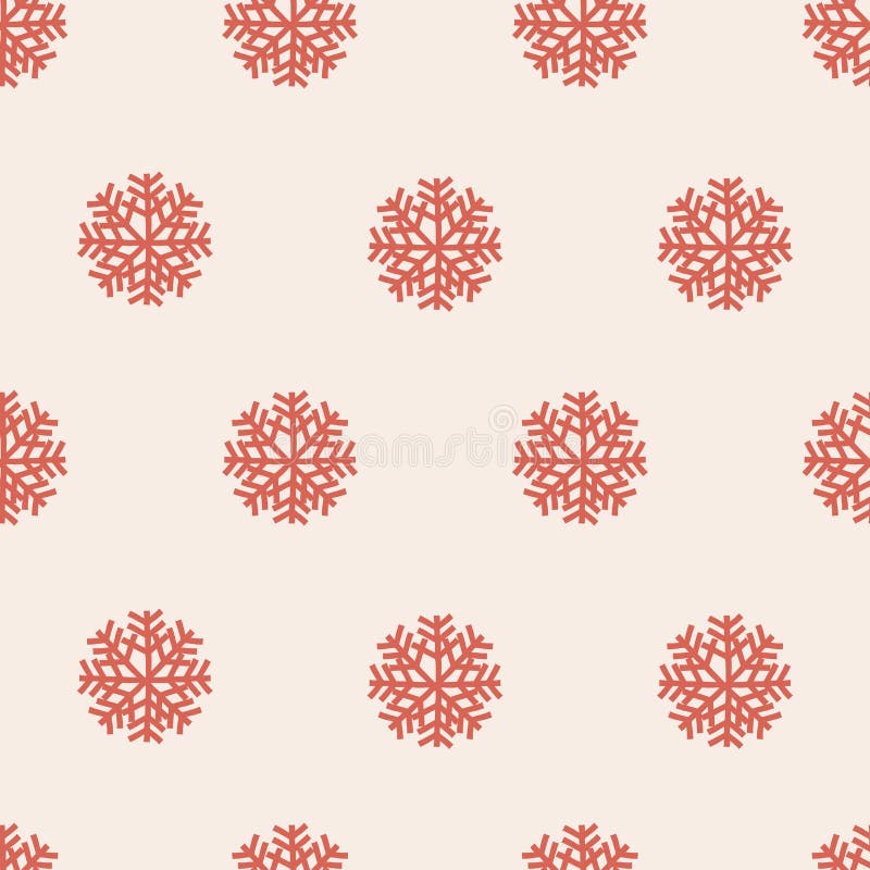 Seamless snowflake pattern stock vector. Illustration of festive - 81323322