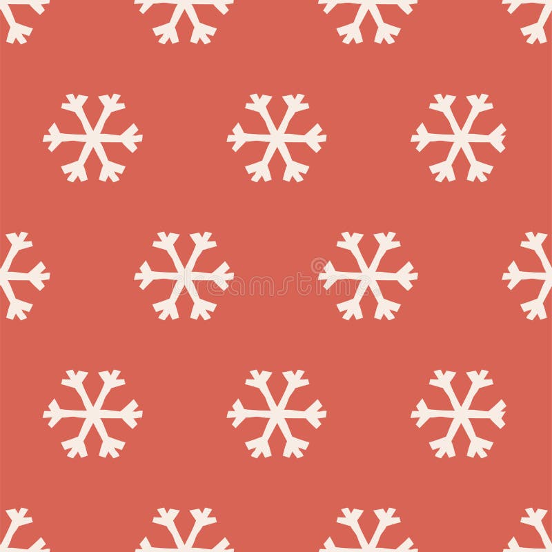 Seamless snowflake pattern stock vector. Illustration of graphic - 46381348