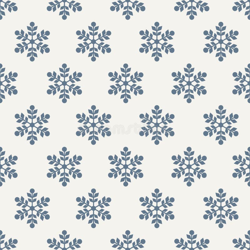 Seamless snowflake pattern stock illustration. Illustration of abstract ...
