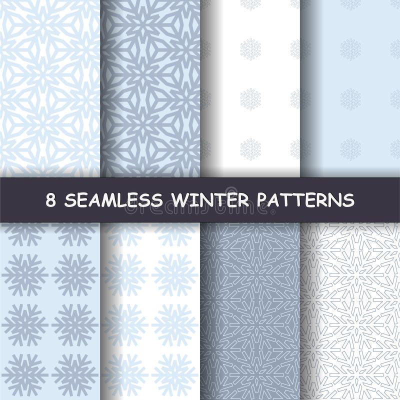 Seamless snowflake pattern stock vector. Illustration of retro - 64522405