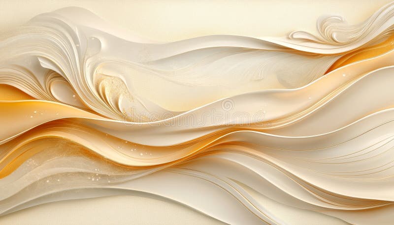 Seamless Soft Beige To Cream Gradient Wave Texture. a Delicate, Elegant ...