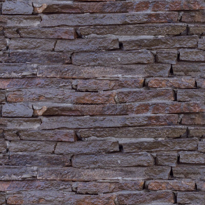 Seamless Soft Focus Texture of Wet Bricks Wall Stock Photo - Image of ...