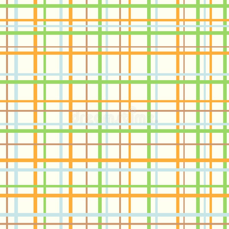 Seamless Soft Pastel Color Checkered Pattern. Stock Illustration ...