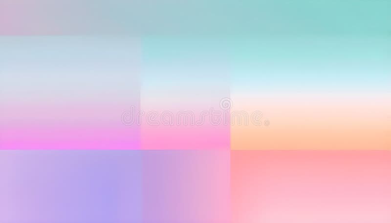 Seamless Soft Pastel Gradients in Minimalist Design Stock Illustration ...