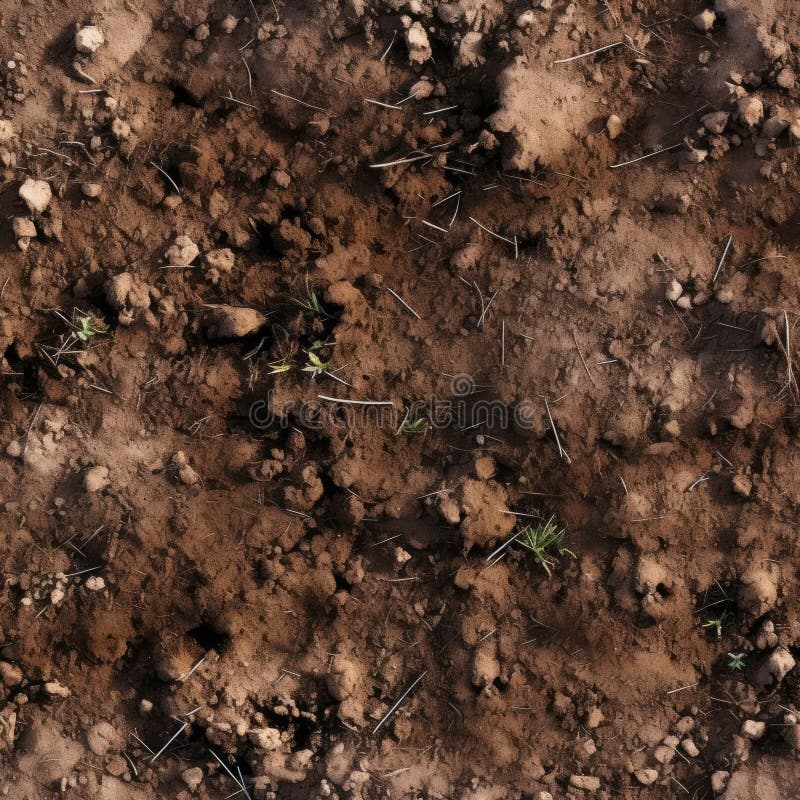 Seamless soil texture stock illustration. Illustration of field - 289172773