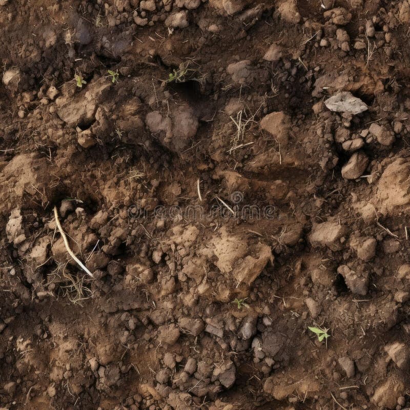 Seamless soil texture stock illustration. Illustration of field - 289173945