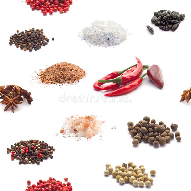 Seamless spices background stock image. Image of berry - 38664737
