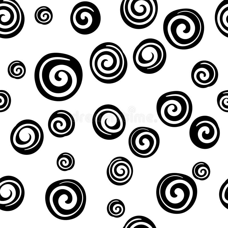 Seamless spiral pattern stock vector. Illustration of ornate - 29234994