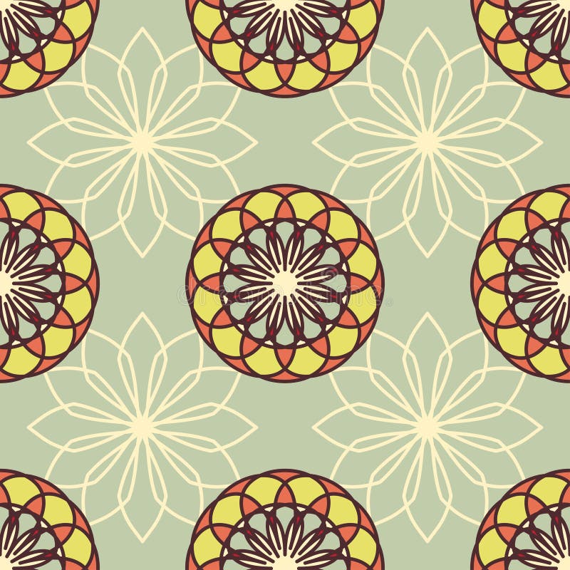 Seamless Spirograph Geometric Texture Background Pattern Stock ...