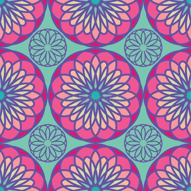 Seamless Spirograph Geometric Texture Background Pattern Stock ...