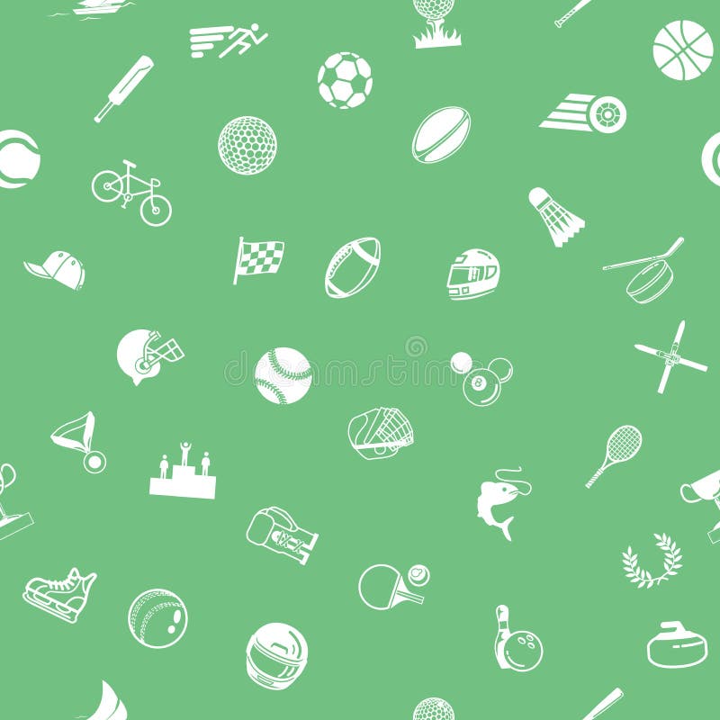 Sport pattern stock vector. Illustration of bowling, pattern - 28759620