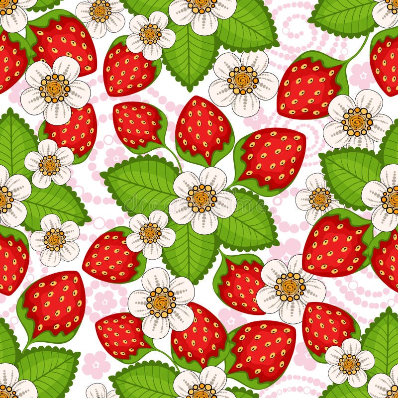 Seamless Spring Floral Pattern Stock Vector - Illustration of design ...