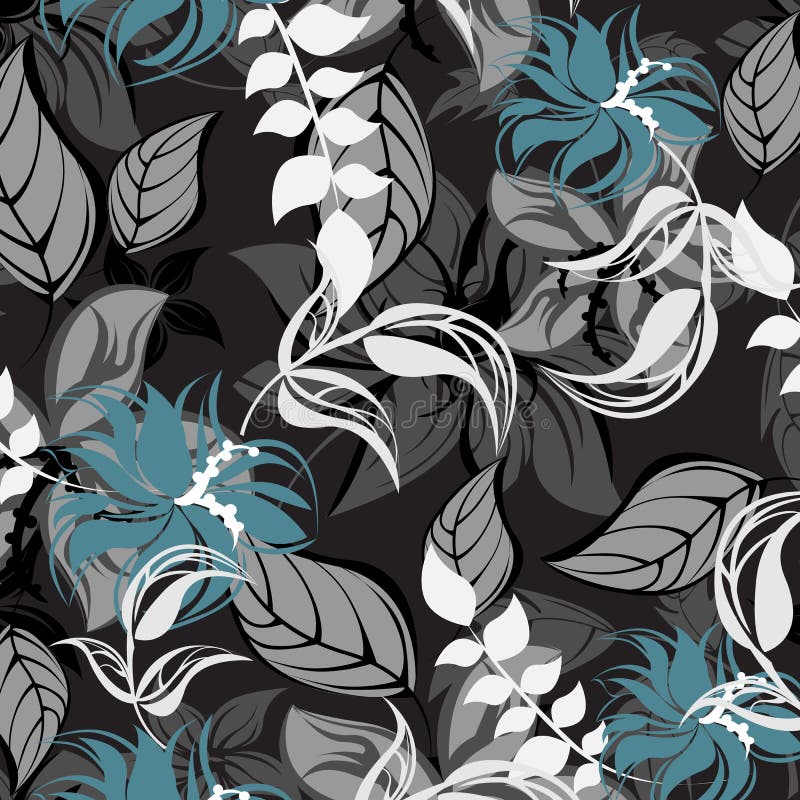 Seamless Spring Flower Illustration Stock Vector - Illustration of ...