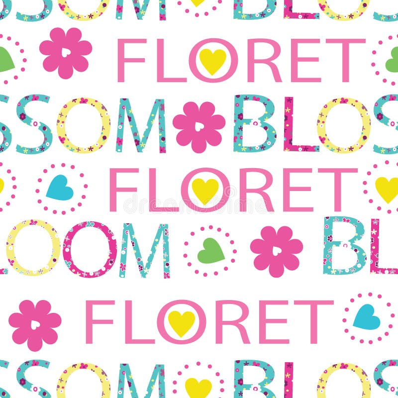 Seamless Spring Flowers, Surface Pattern Designs, To Be Printed on Any ...