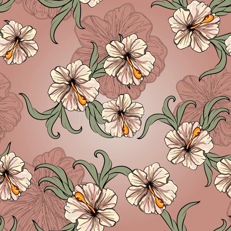 Seamless spring pattern stock vector. Illustration of paper - 23837718