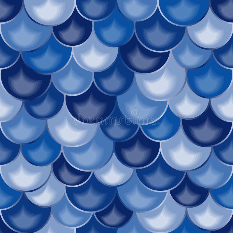 Seamless squama pattern stock vector. Illustration of circle - 99968884