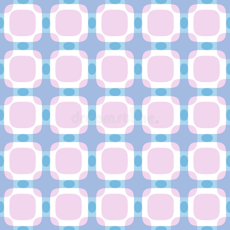 Seamless Square Abstract Geometric Pattern Stock Illustration ...
