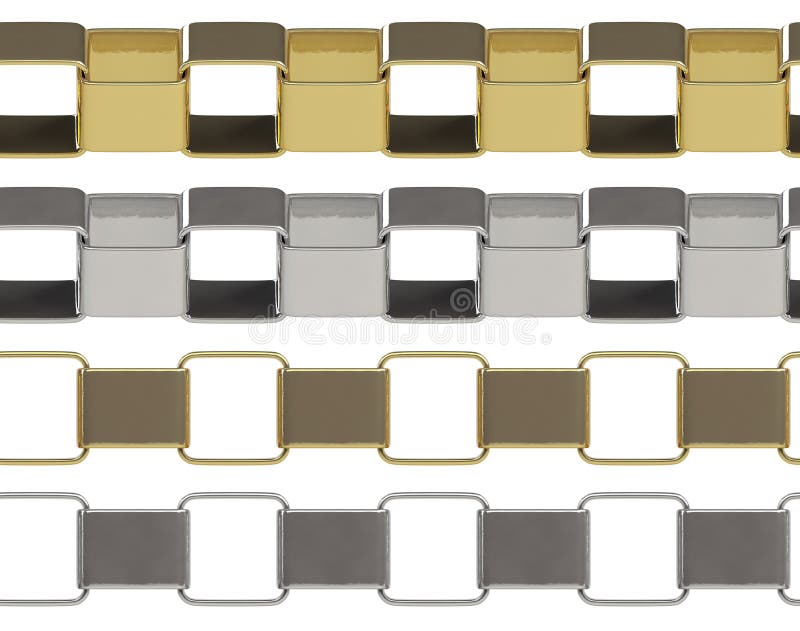 Seamless square chains stock illustration. Illustration of detail ...