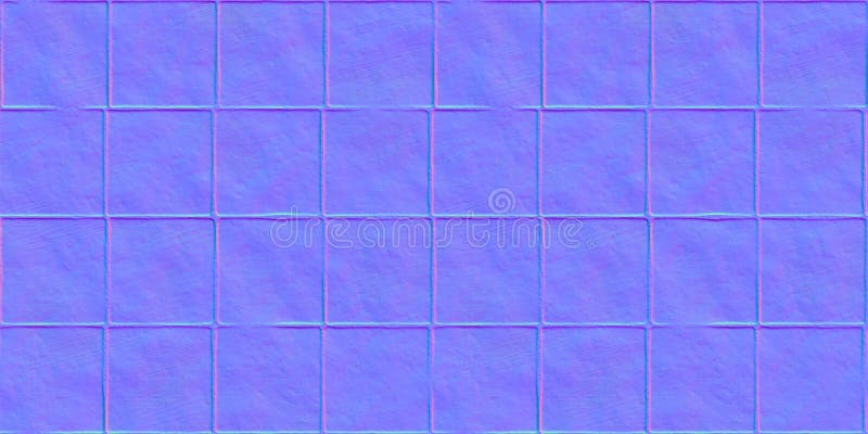 Seamless Square Concrete Floor Tiles Normal Map Background Texture ...