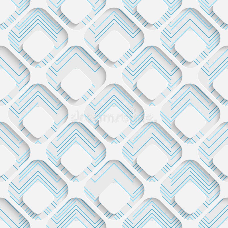 Seamless Square Design. Futuristic Tile Pattern Stock Vector ...