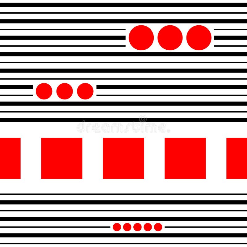 Seamless Square and Line Pattern Stock Vector - Illustration of element ...