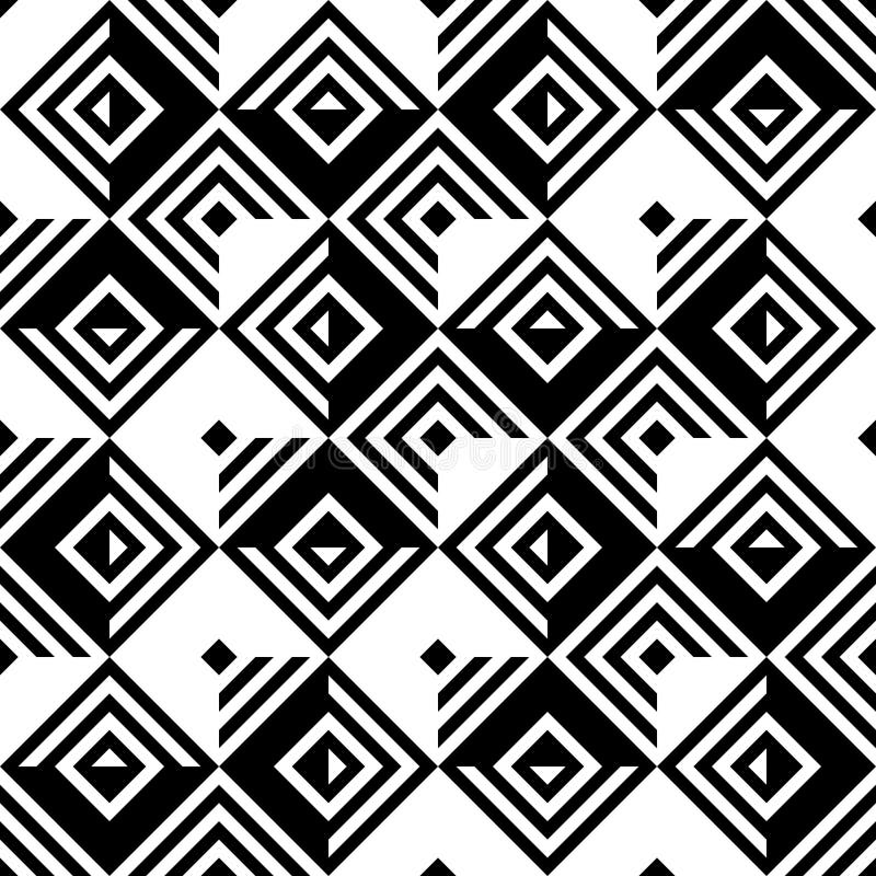 Seamless Square Pattern stock vector. Illustration of paper - 91416232