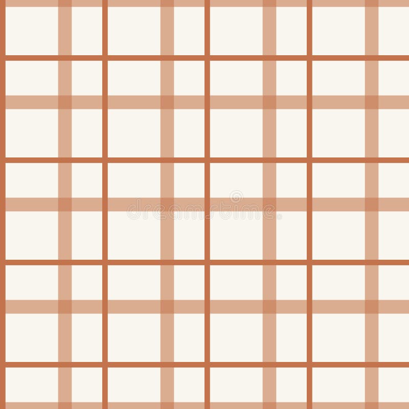 Seamless of Square Pattern, Check Pattern Brown and White. Simple Brown ...