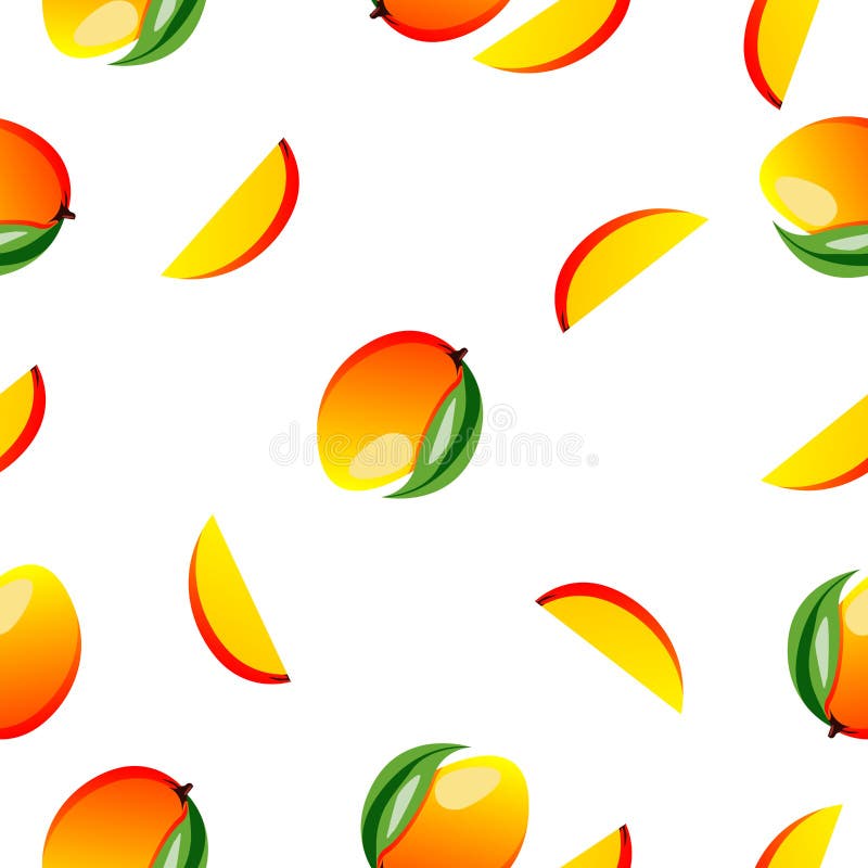 Seamless Square Pattern with Mango, Slice for Tiles Texture, , Plywood ...