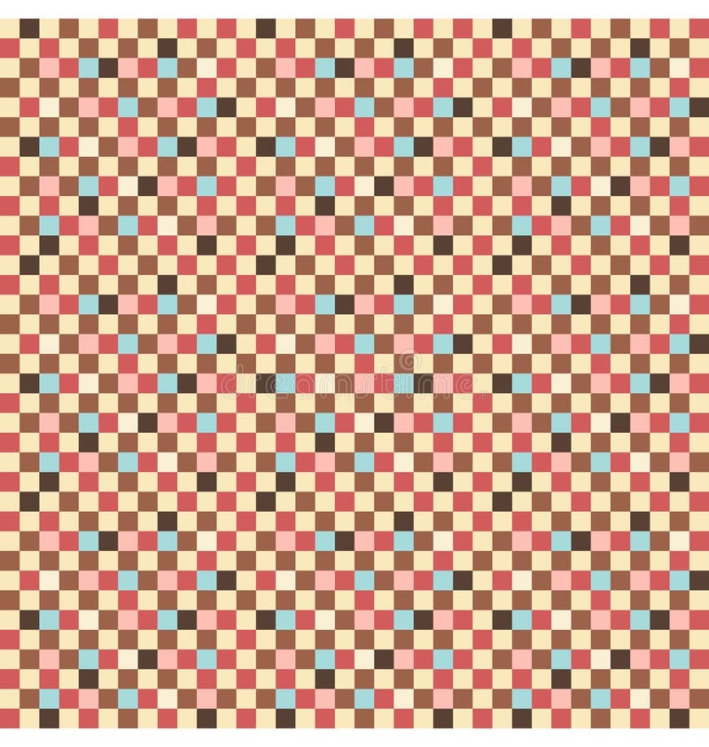 Seamless Square Pattern with Multicolor Squares Stock Vector ...