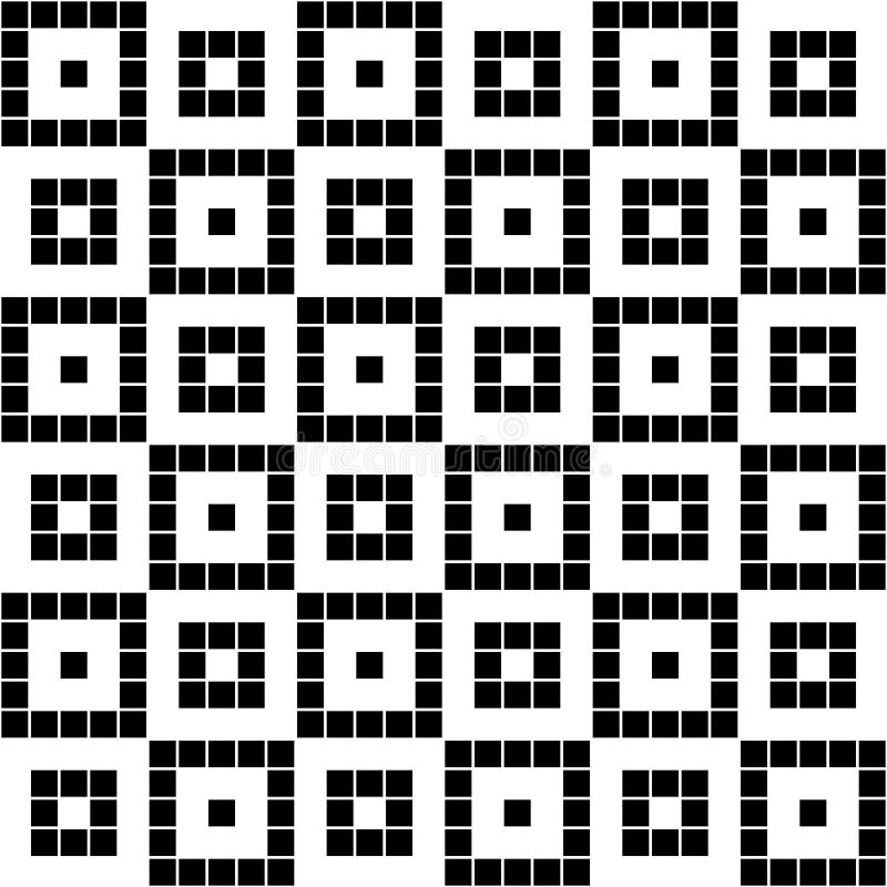 Seamless Square Pattern stock vector. Illustration of ornament - 94466258