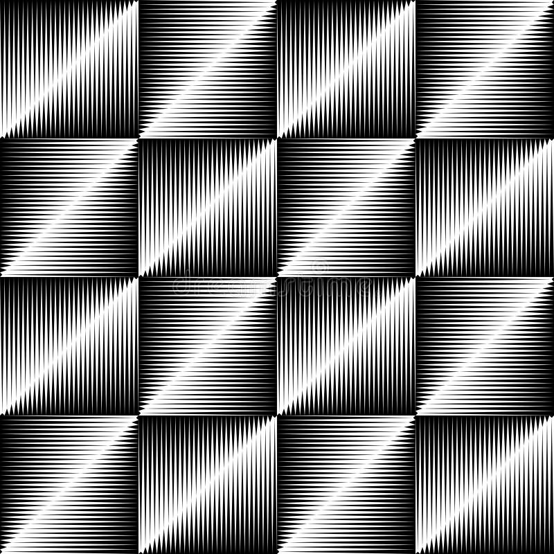 Seamless Square and Stripe Pattern Stock Vector - Illustration of ...