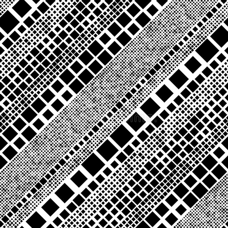 Seamless Square and Stripe Pattern Stock Vector - Illustration of ...