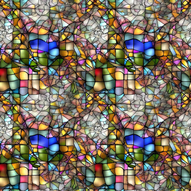 Multi Color Stained Glass Stock Illustrations – 12,073 Multi Color ...