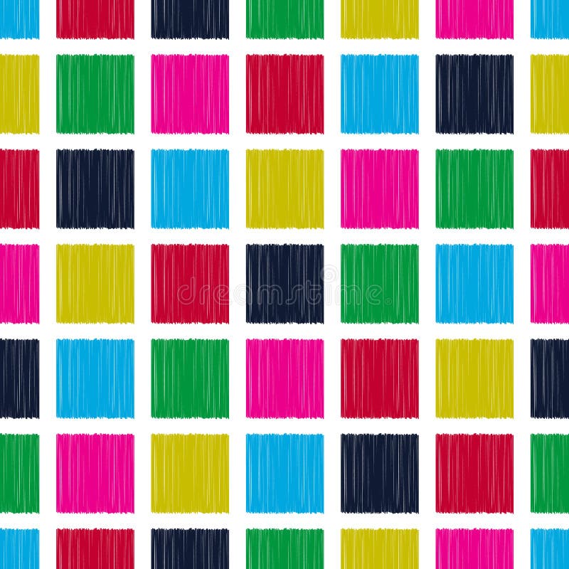 Seamless Square Abstract Geometric Pattern Stock Illustration ...