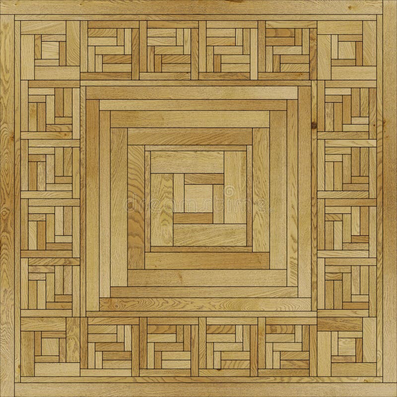 Seamless Square Tiles Wood Parquet Light Brown Stock Image - Image of ...